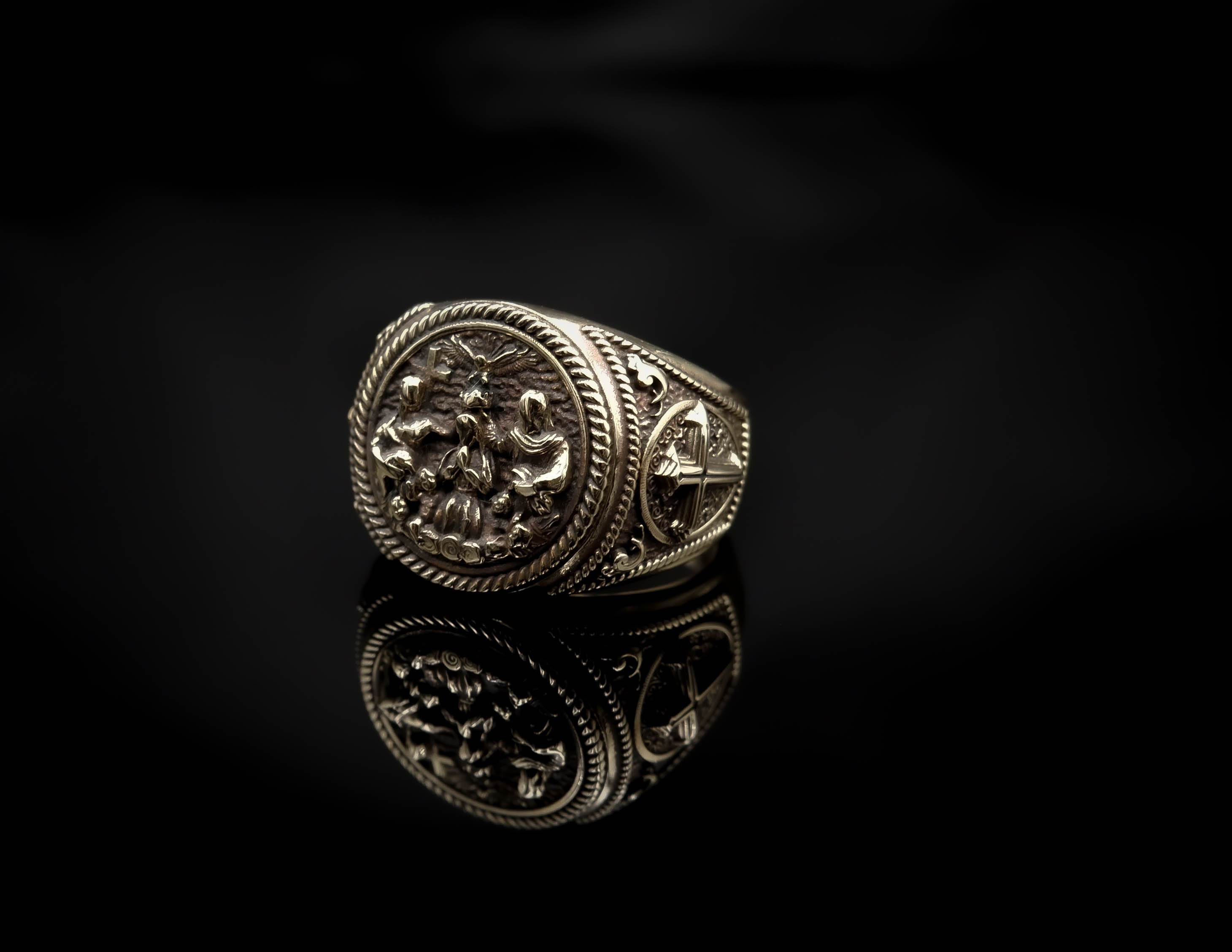 Holy Family of God Ring Miraculous Virgin Mary Ring Our Lady - Etsy