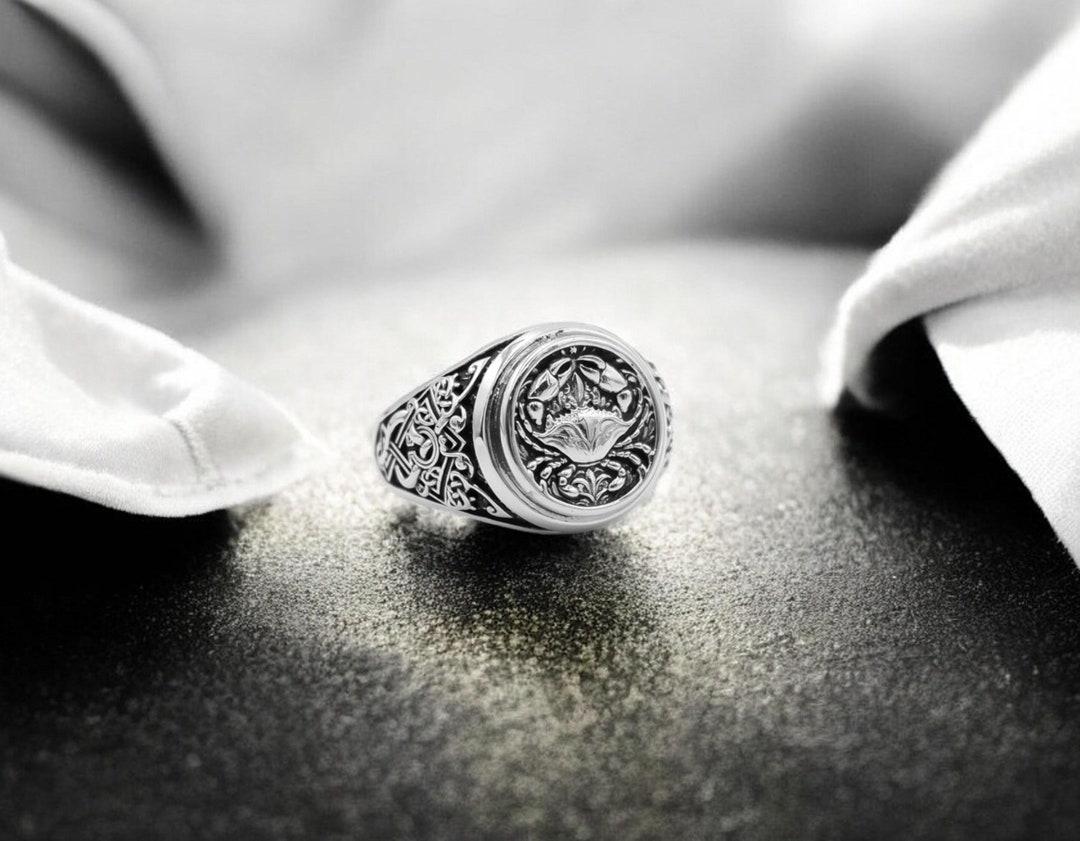 925 Sterling Silver Celtic Crab Ring, Cancer Ring Norse Nordic Celtic ...