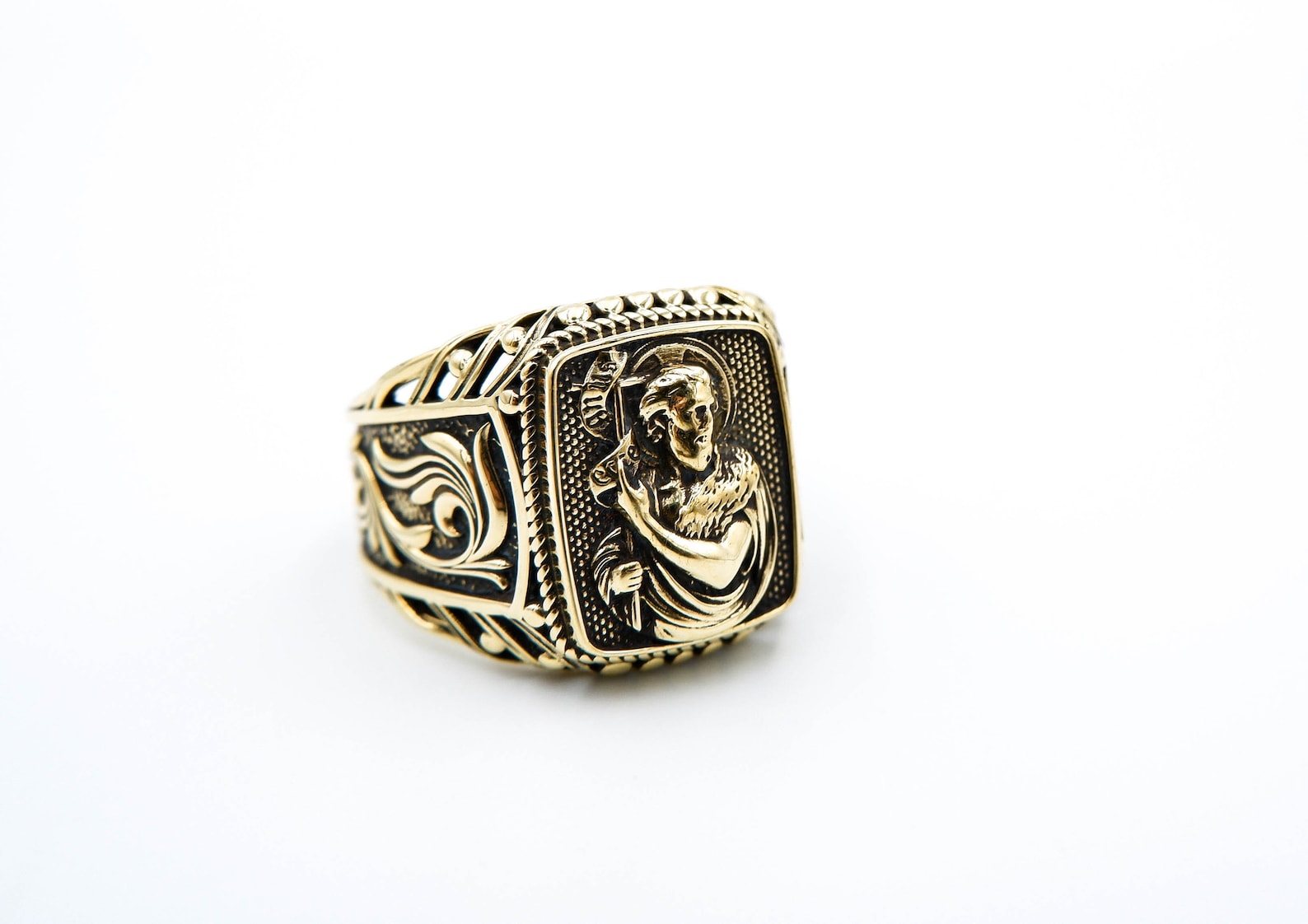Saint John the Baptist Men's Ring St John Ring Catholic - Etsy
