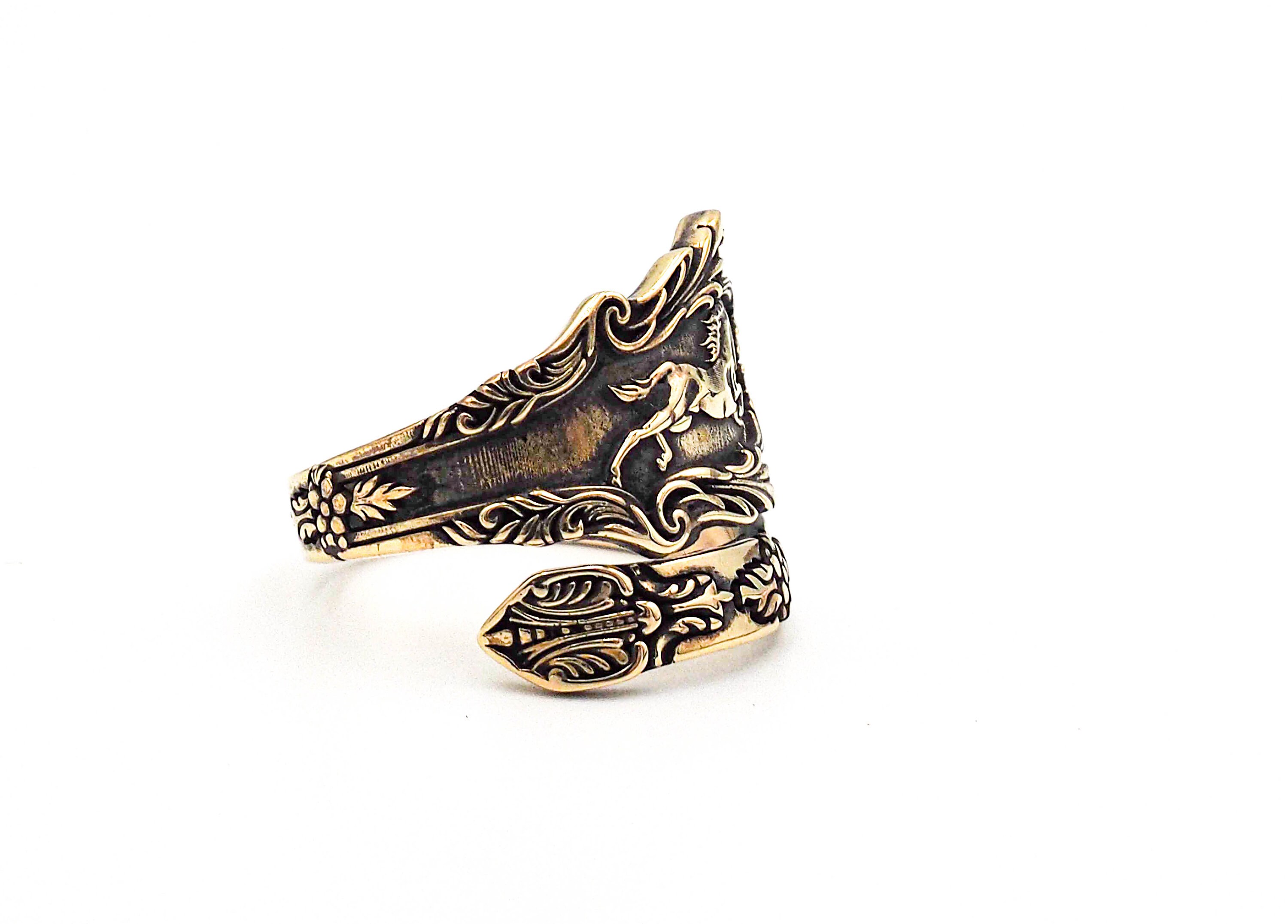 Horse Ring Adjustable Horse Ring Horse Spoon Ring Animal - Etsy