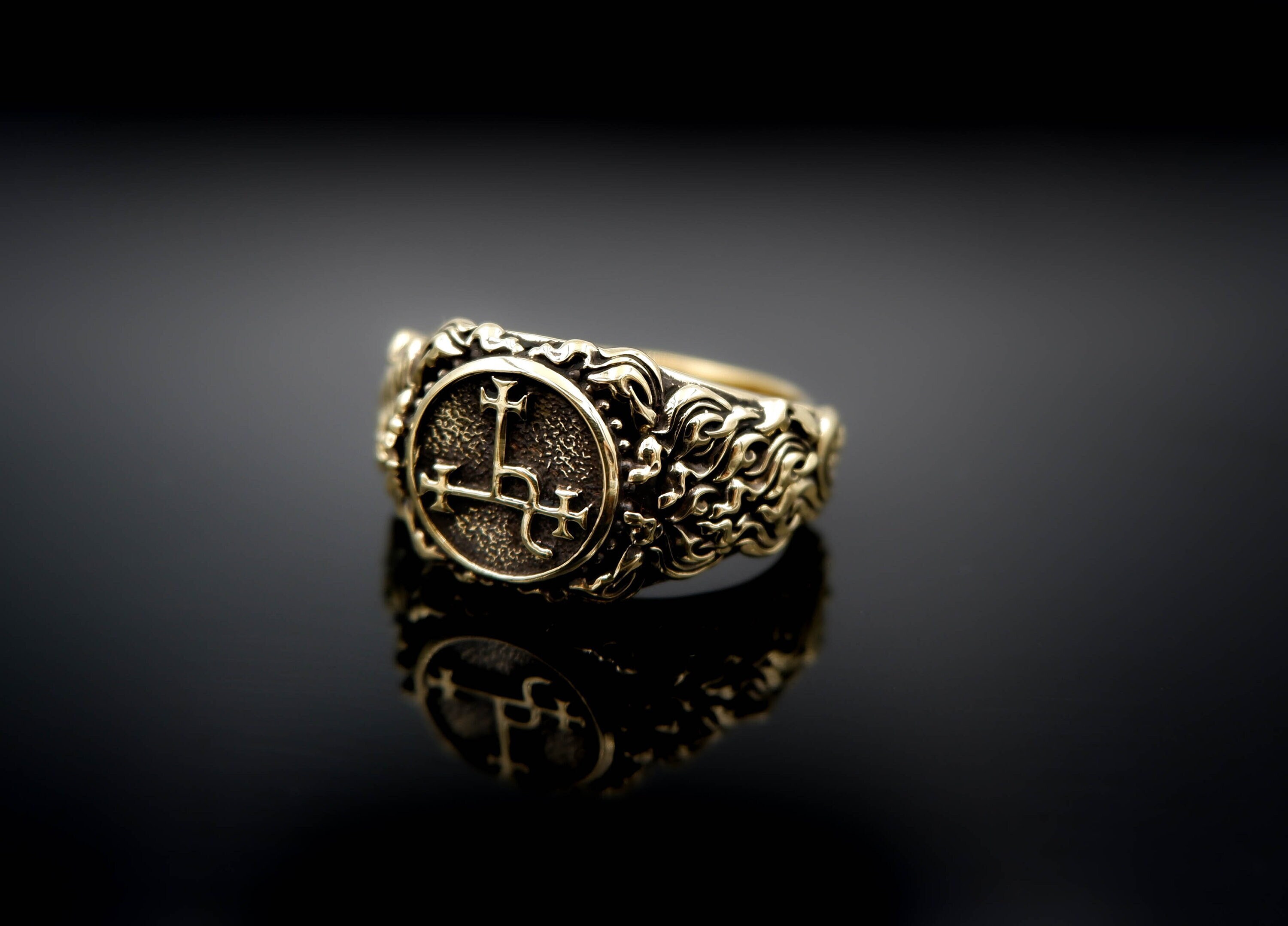 Sigil of Lilith Ring Lesser Key of Solomon Seal Kabbalah | Etsy