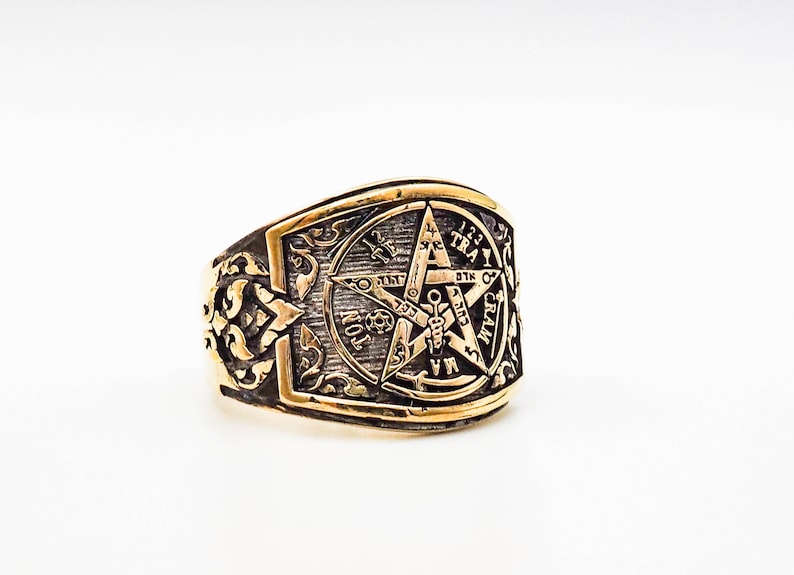 Tetragrammaton Ring Sigil of Protection and Hexagram of - Etsy