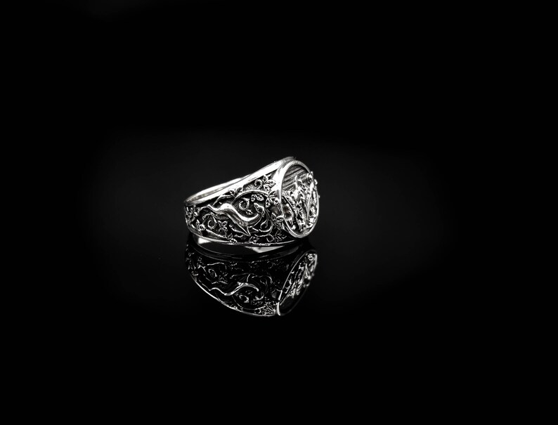 925 Sterling Silver Archangel St Saint Michael Ring Archangel - Etsy