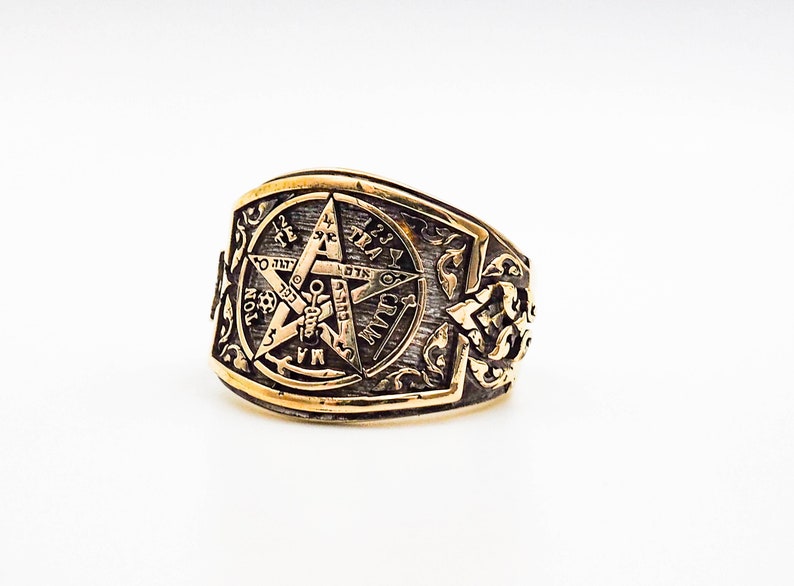 Tetragrammaton Ring Sigil of Protection and Hexagram of - Etsy