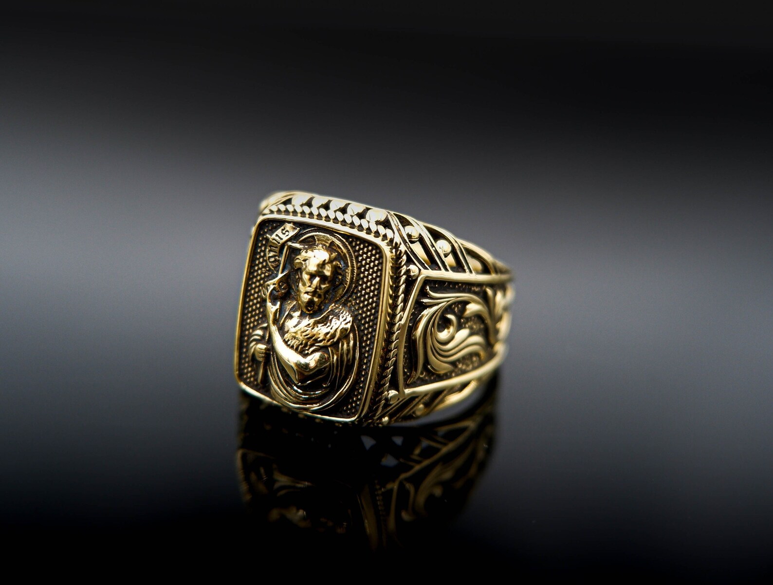 Saint John the Baptist Men's Ring St John Ring Catholic - Etsy