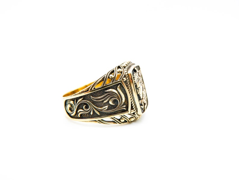 Greek Myth God Ring Ancient Greek God Brass Jewelry Gift for - Etsy
