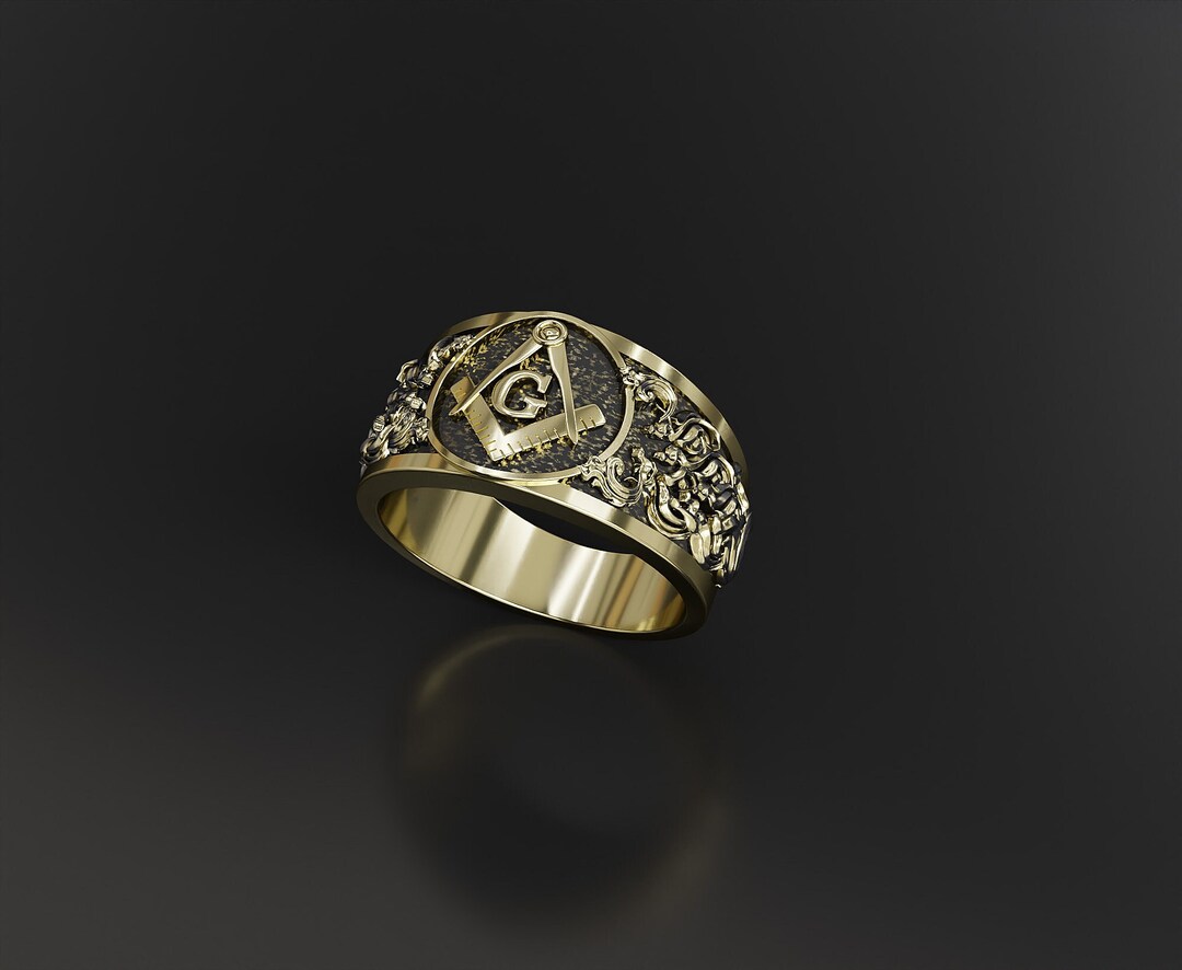Masonic Ring, Master Mason Ring, Masonic Ring, Freemason Ring, Free ...