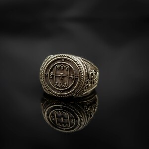 Seal of Amon Ring, Sigil of Amon Ring, Lesser Key of Solomon Seal Magic ...