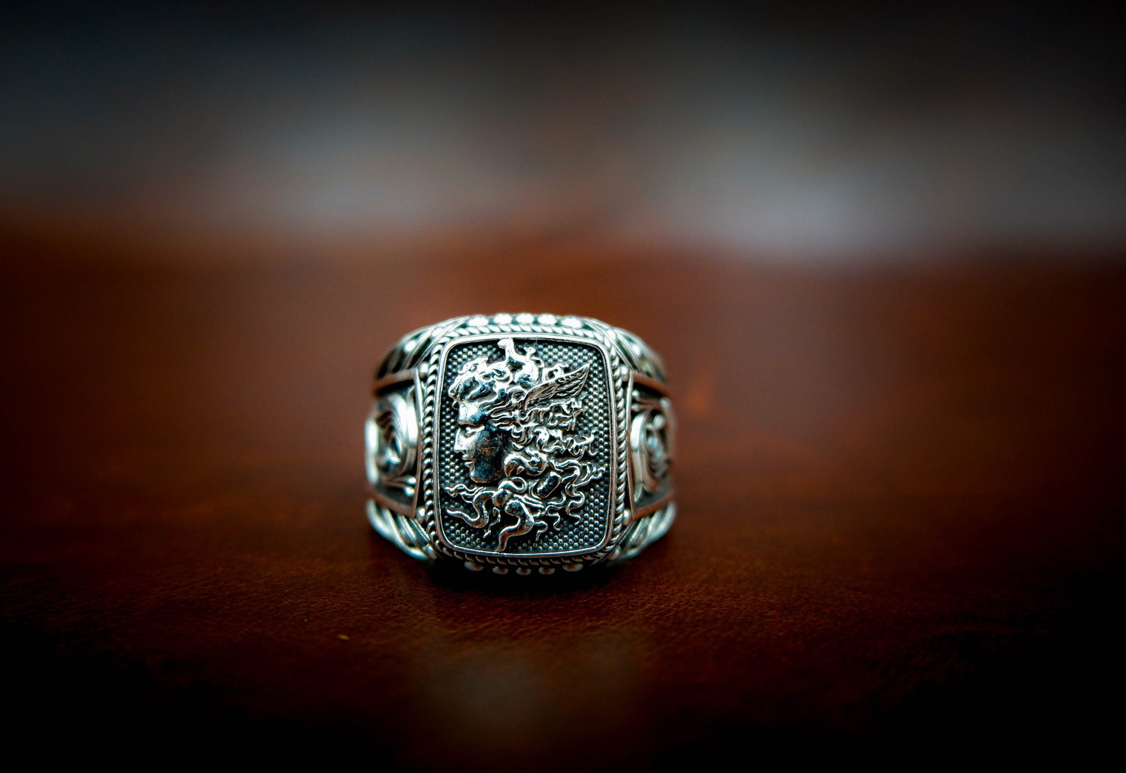 925 Sterling Silver Mercury Ring, Ancient Greek God Jewelry Gift - Etsy