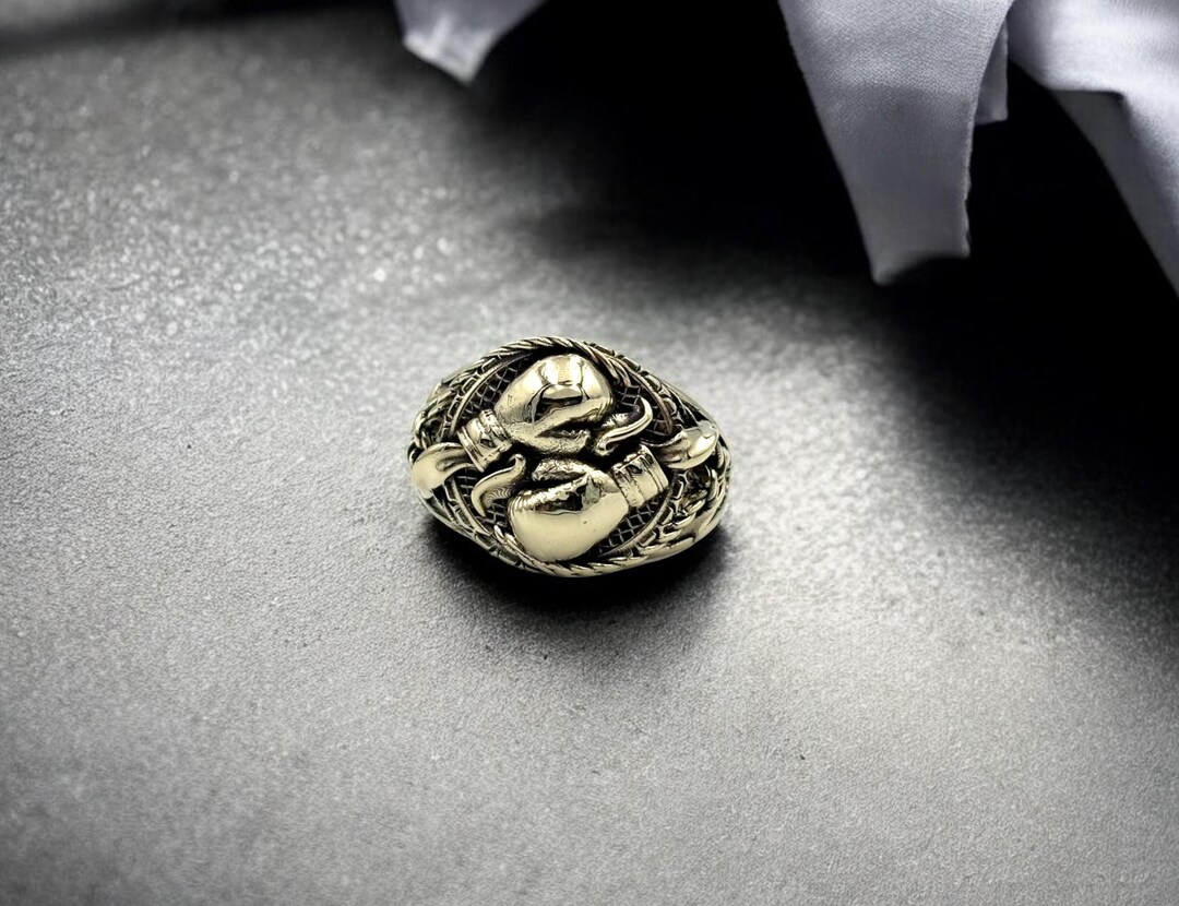 Boxing Ring Fighter Fitness Sport Brass Jewelry - Etsy