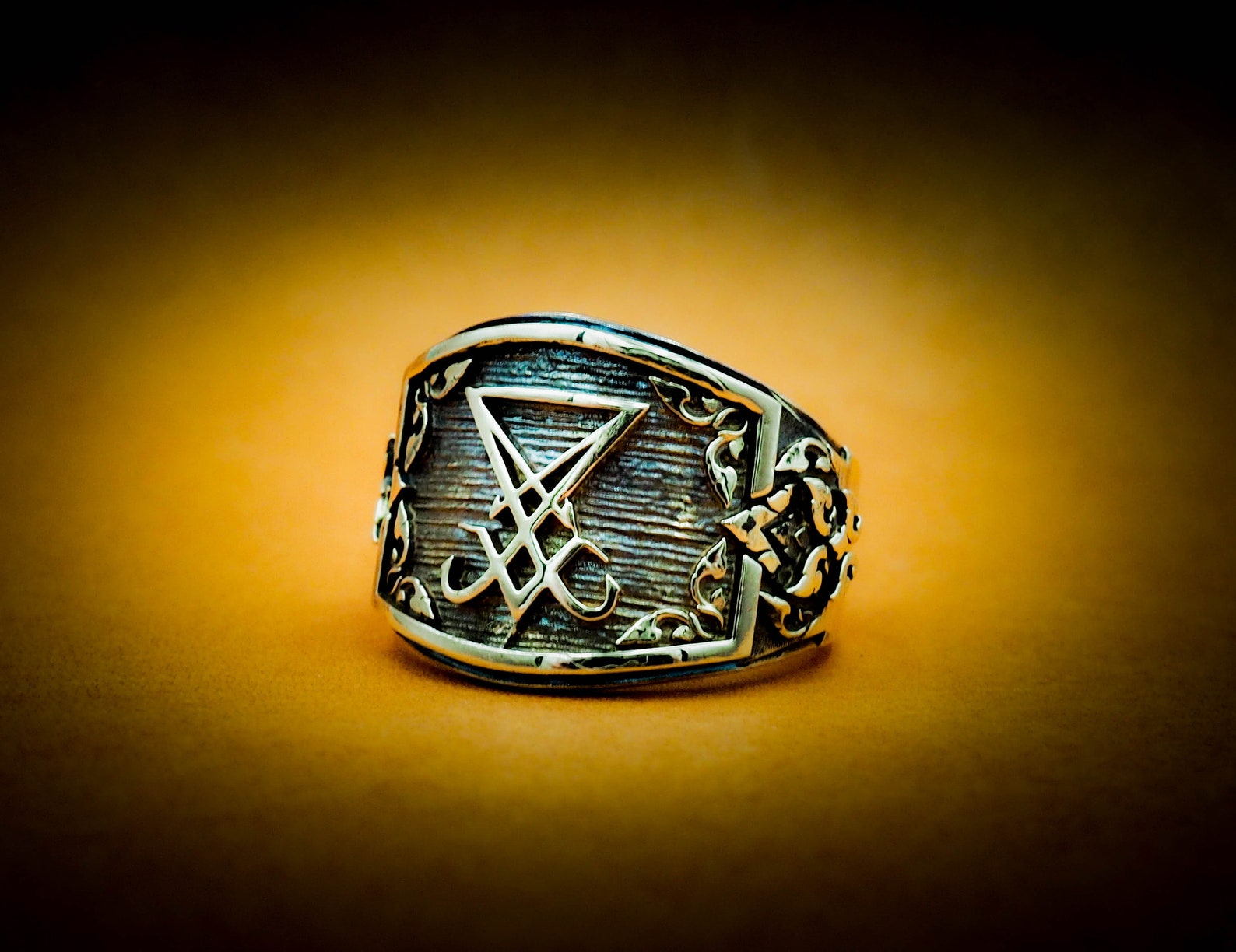 Sigil of Lucifer Seal of Satan Ring Lucifer Ring Unisex - Etsy