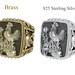 Rooster Ring Animal Signet Accessory Brass Jewelry Wedding Gift Ring ...