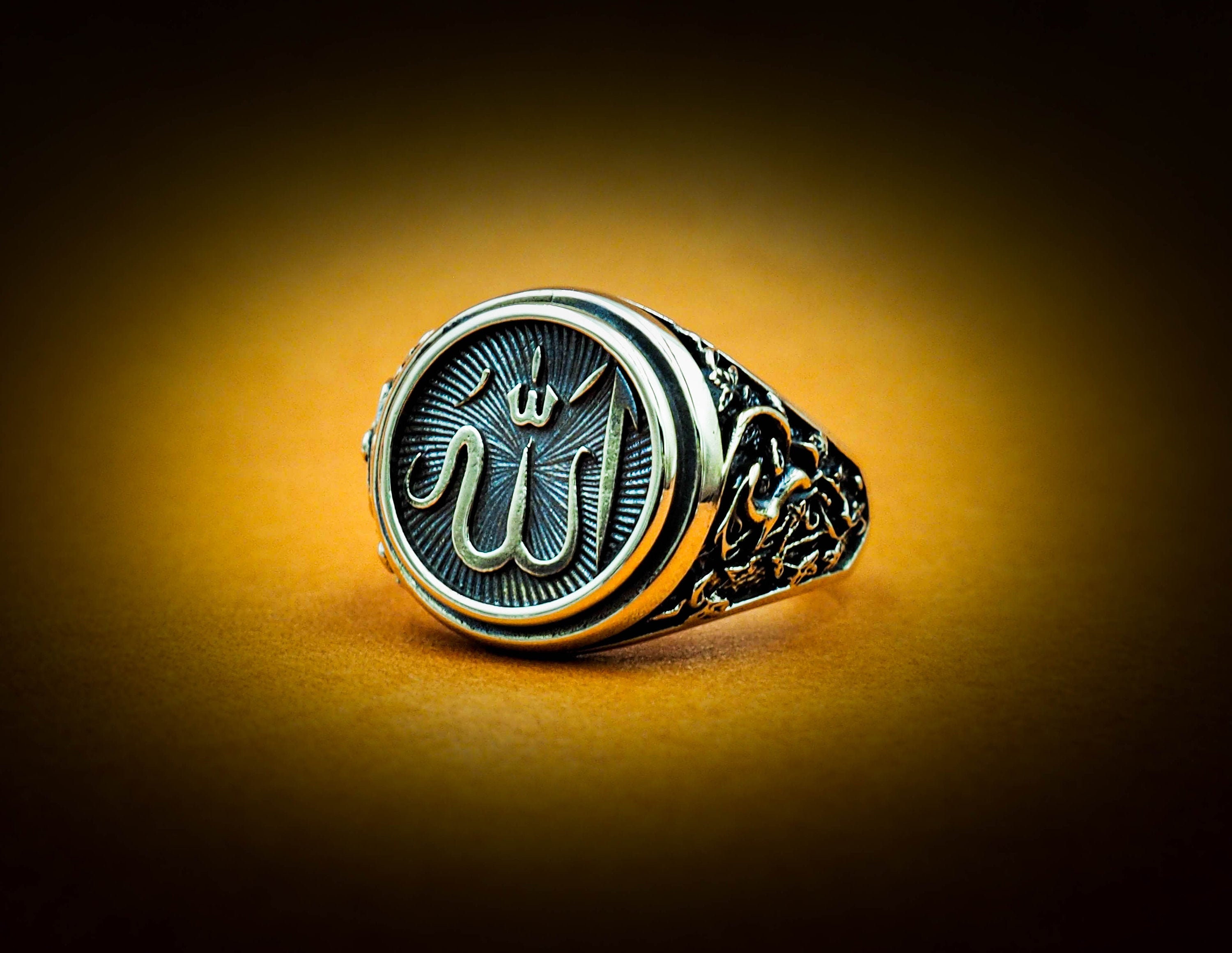 Allah Ring Muhammed Ring Islam Ring Muslim Islamic - Etsy