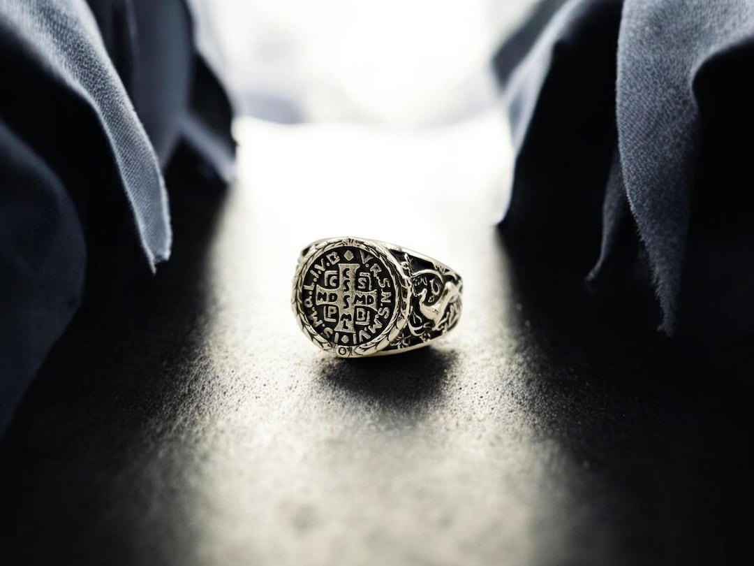 St Benedict Exorcism Cross Demon Protection Ring, Saint Benedict Ring ...