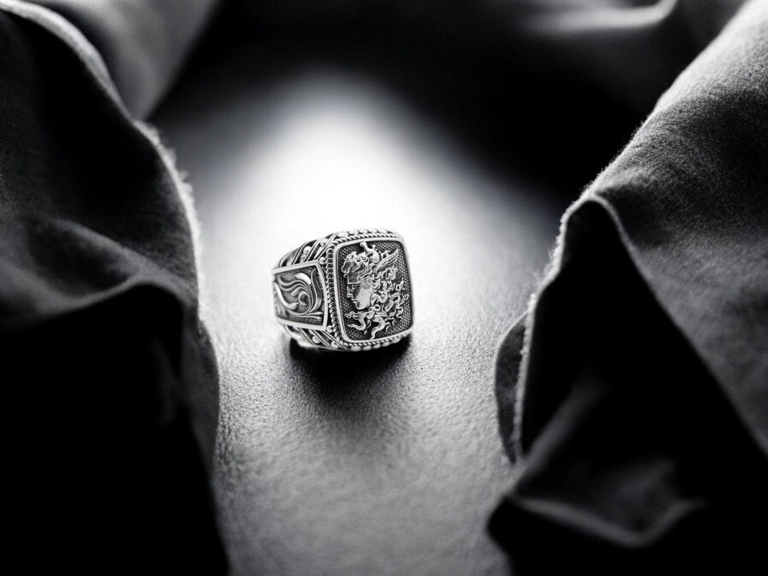 925 Sterling Silver Mercury Ring, Ancient Greek God Jewelry Gift - Etsy
