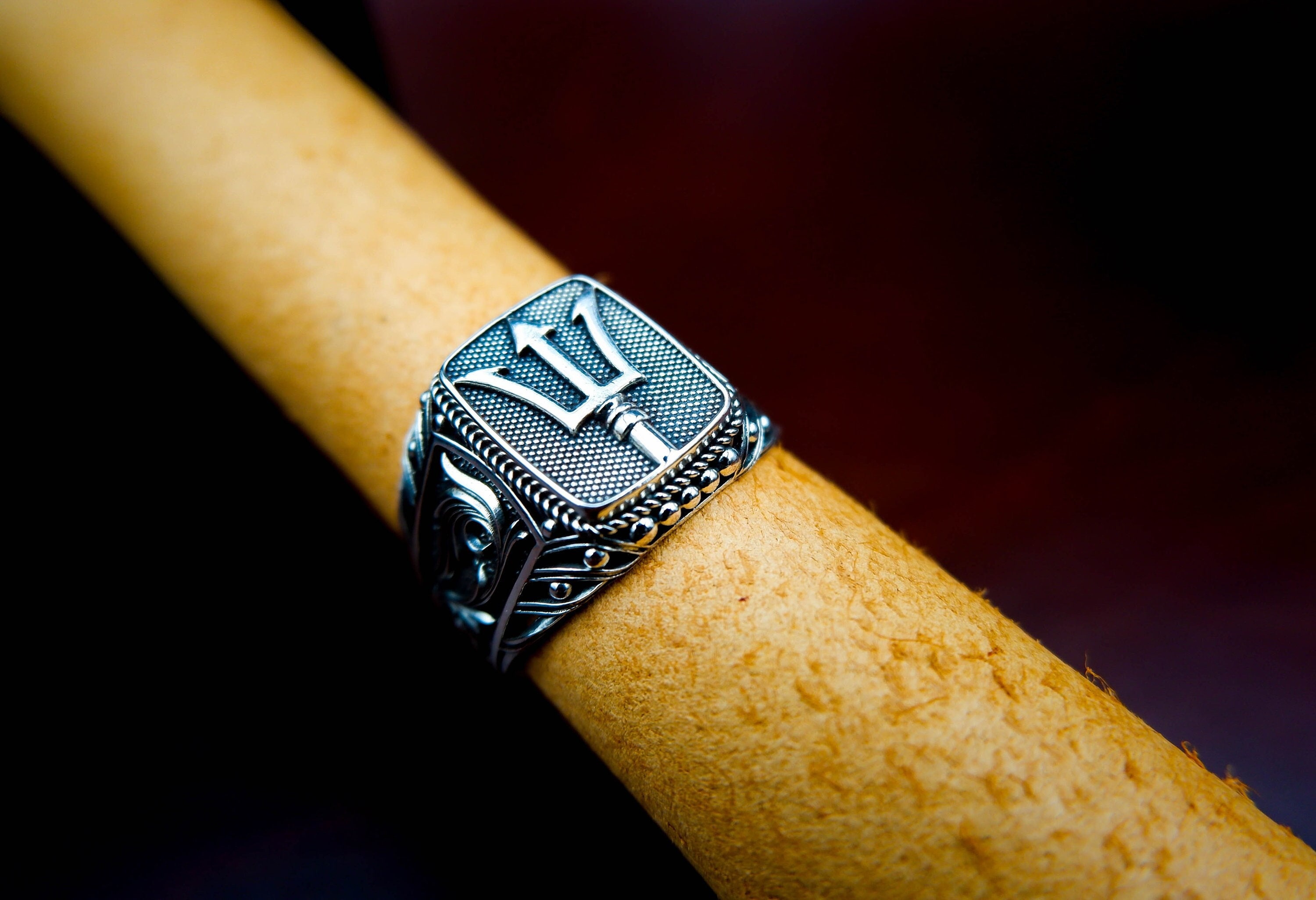 Poseidon Trident Ring Trident Ring Poseidon Ring Ancient | Etsy