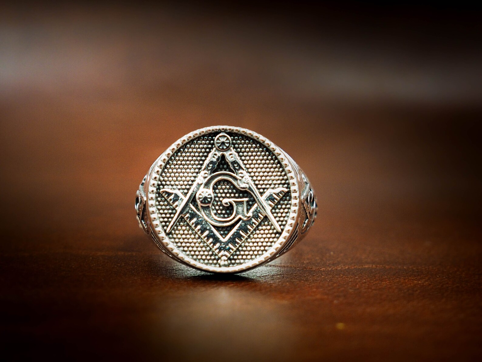 Silver Masonic Rings Freemason Ring Master Mason Rings Mens | Etsy