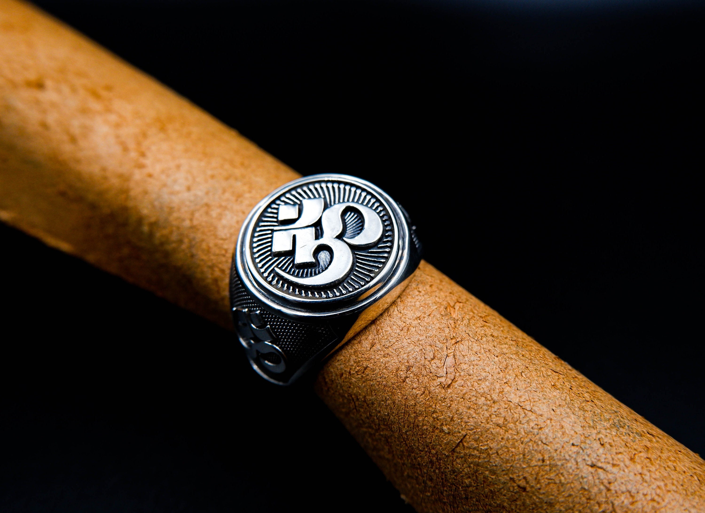 Ohm Ring Om Ring Silver Ohm Ring Amulet Jewelry Yoga Ring | Etsy