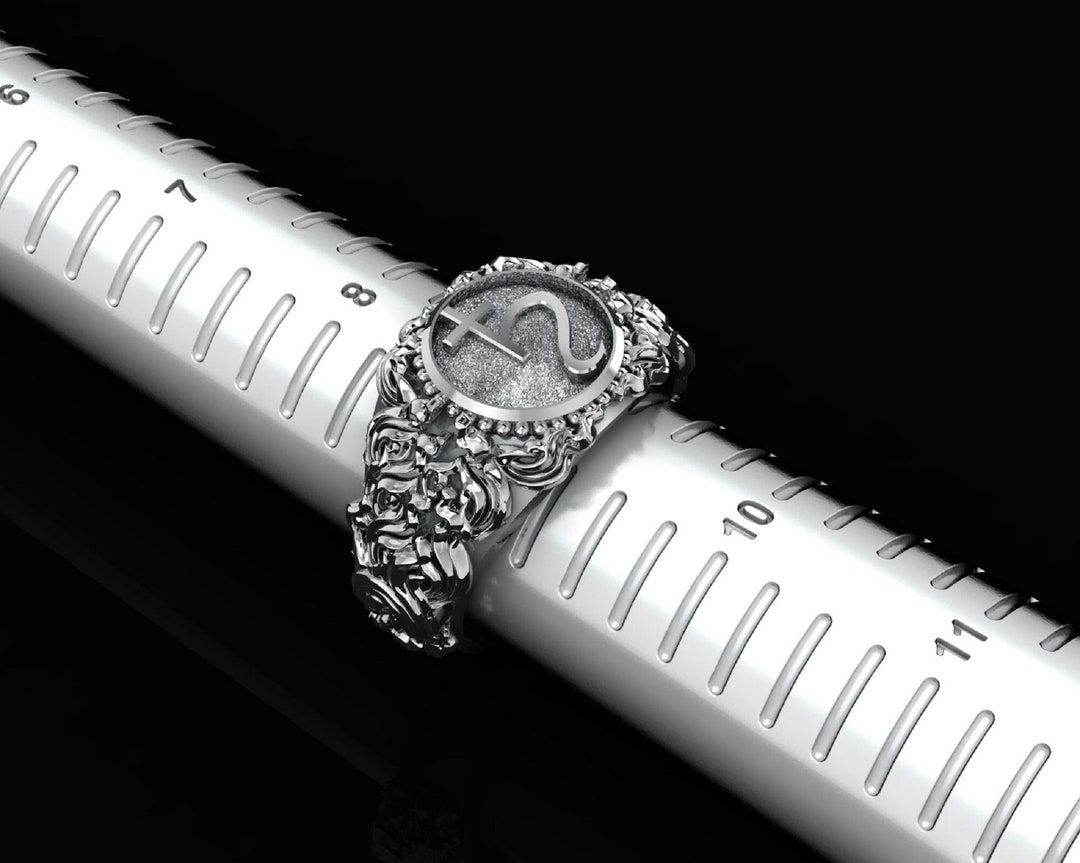 Saturn Symbol Ring Zodiac Symbol of Planet Jewelry Wedding Gift 925 ...