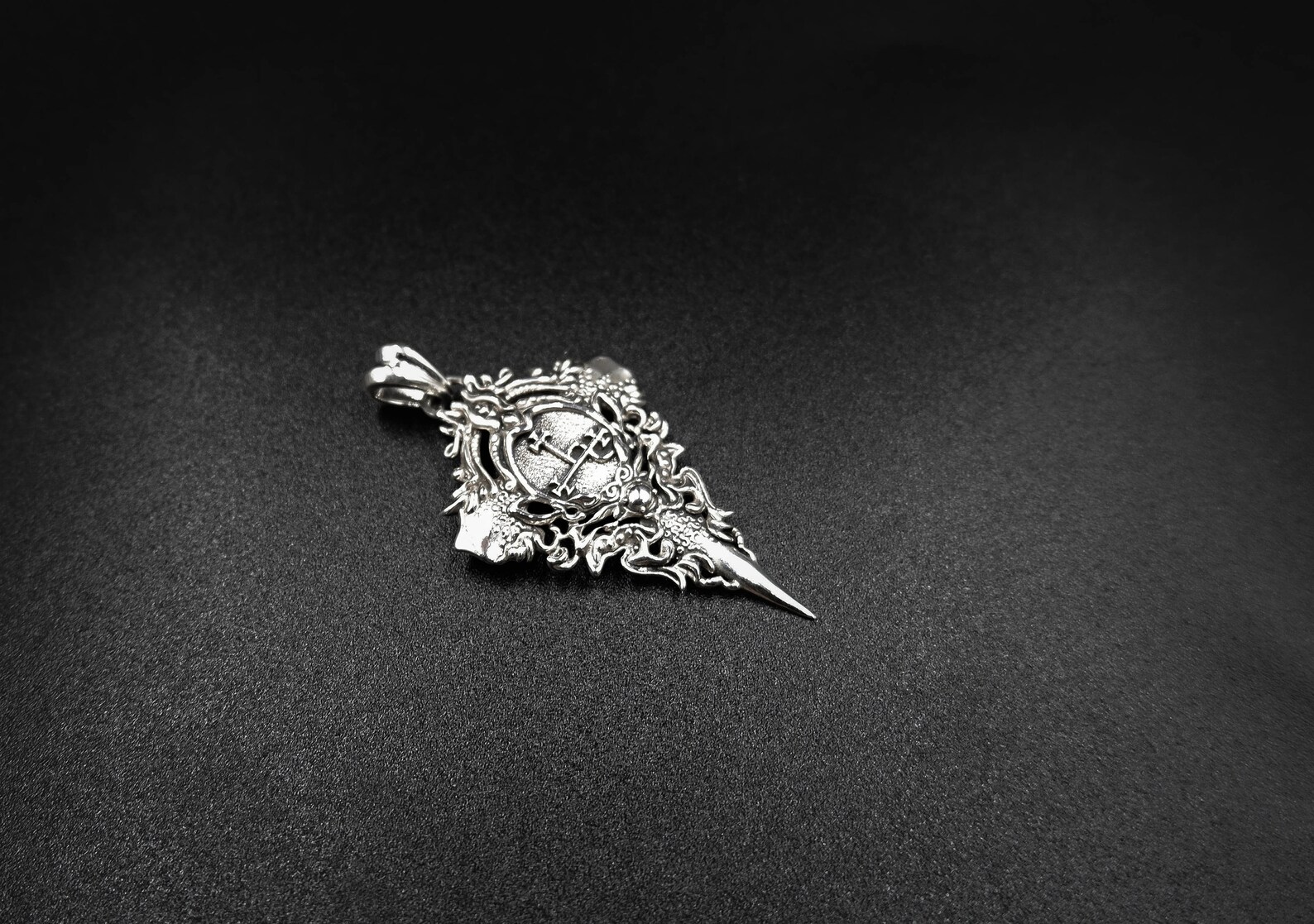 925 Sterling Silver Sigil of Lilith Pendant Lesser Key of - Etsy