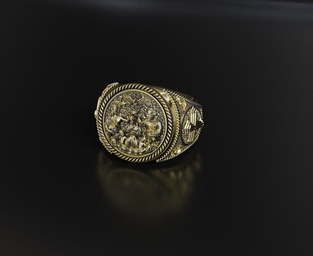 Holy Family of God Ring Miraculous Virgin Mary Ring Our Lady - Etsy