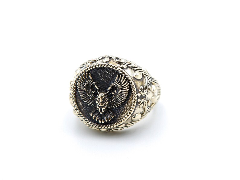 Owl Men's Ring Animal Signet Men's and Women Accessory - Etsy