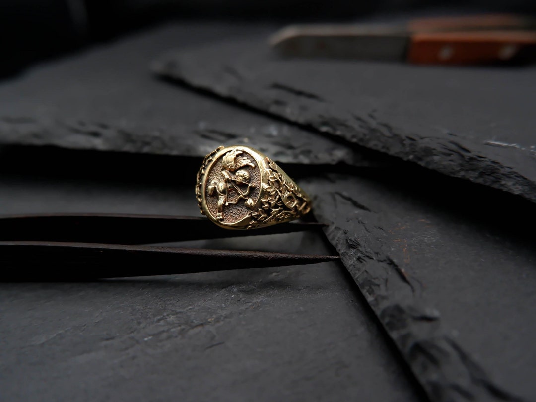 Baby Angel Ring, Angel Ring, Cupid Ring, Winged Angel Ring, Angel Wings ...