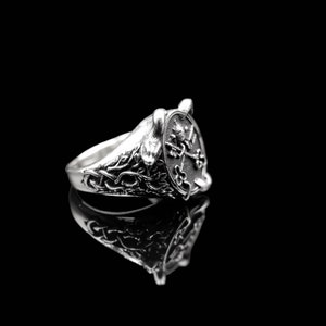 925 Sterling Silver Keys of Saint Peter Ring, Christian Catholic ...