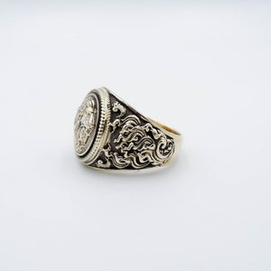 Men With Lion Ring, Greek Mythology Ring, Greek God Rings for Men ...