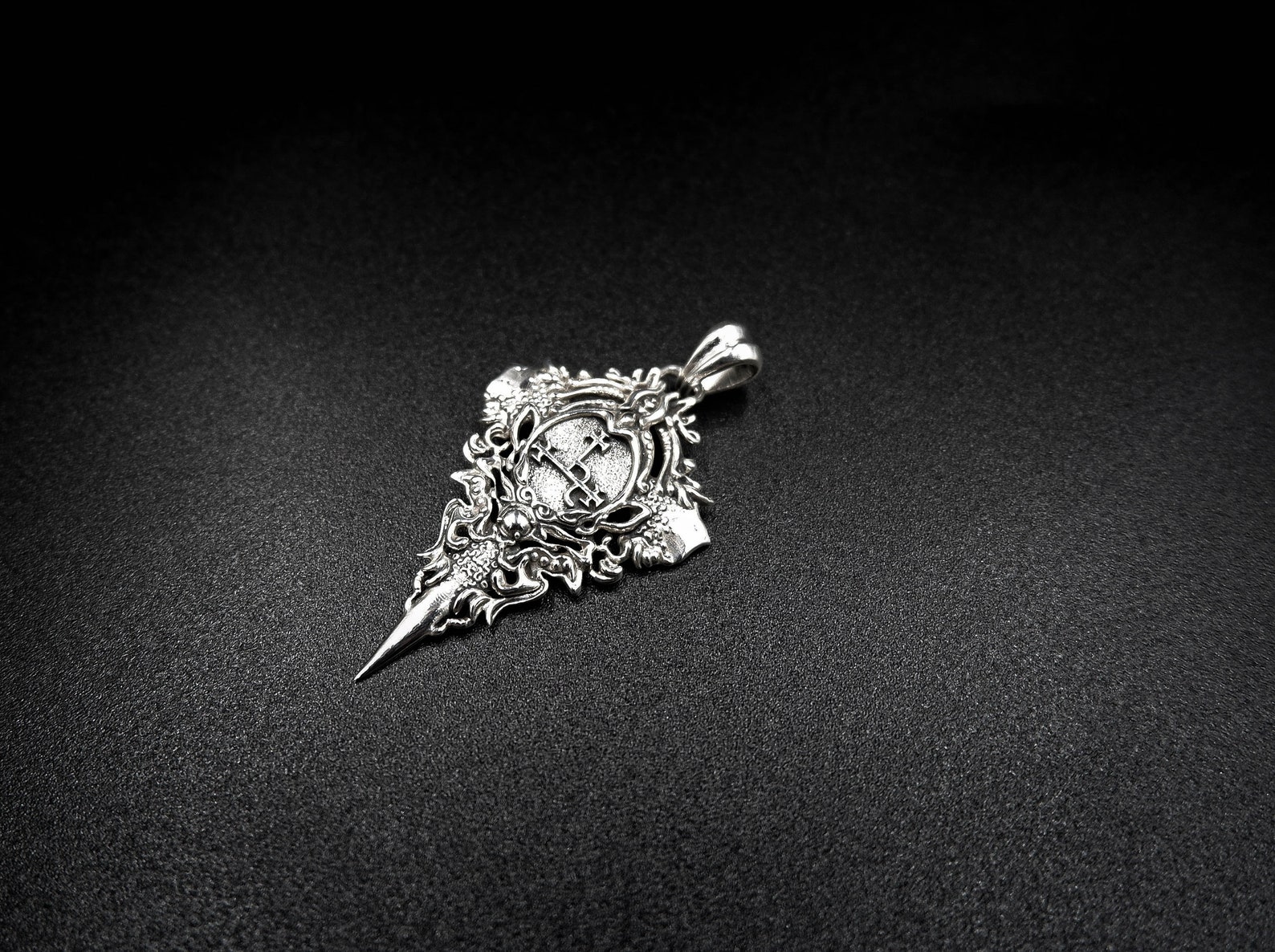 925 Sterling Silver Sigil of Lilith Pendant Lesser Key of - Etsy