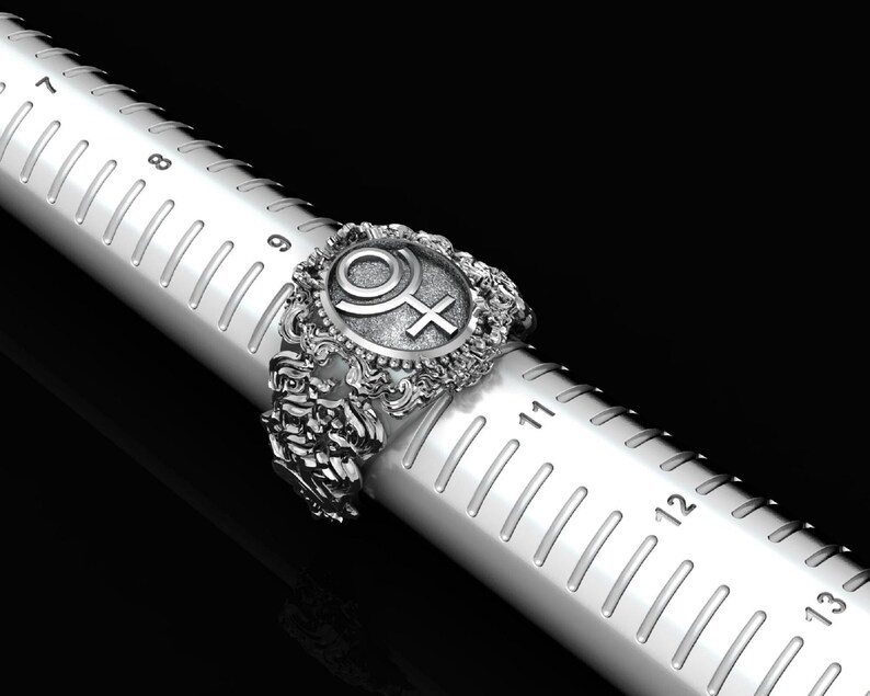 Pluto Ring God of the Underworld Zodiac Symbol of Planet - Etsy