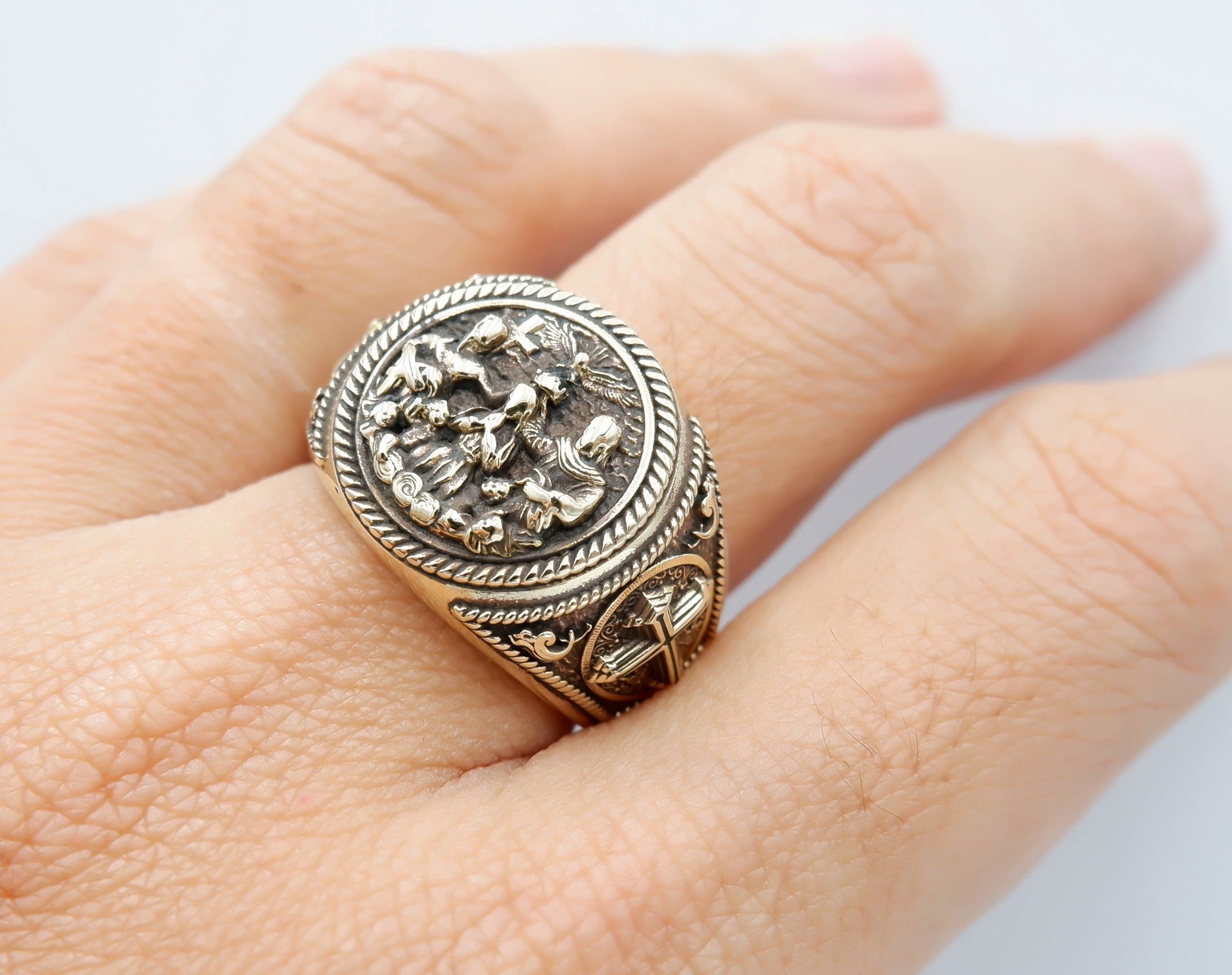 Holy Family of God Ring Miraculous Virgin Mary Ring Our Lady - Etsy