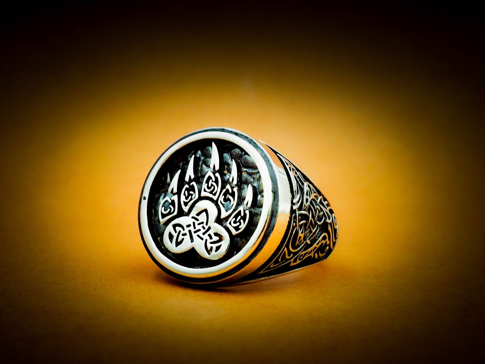 Bear Paw Ring Viking Claw Slavic Ring Pagan Scandinavian - Etsy