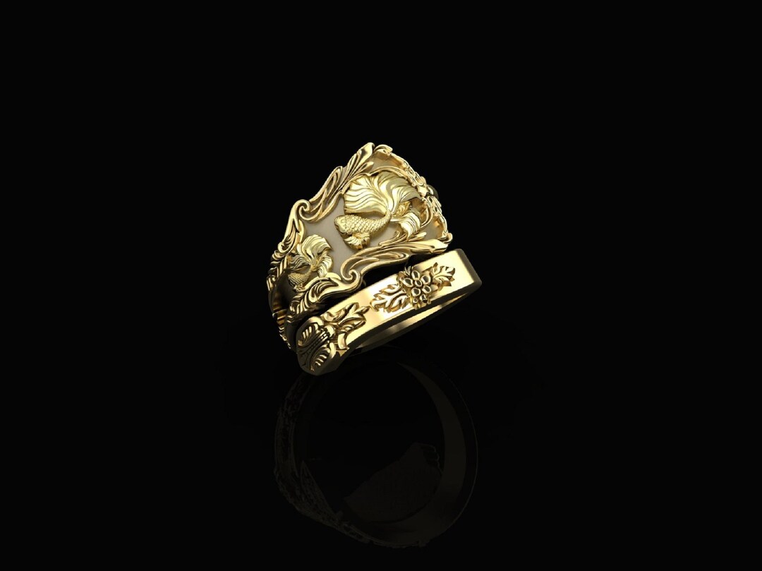 Betta Fish Ring Fighting Fish Ring Adjustable Fish Ring - Etsy