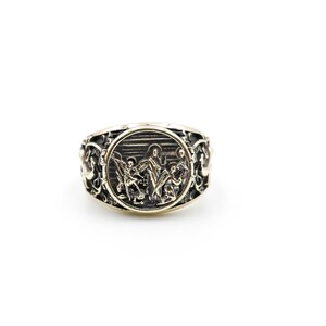 Archangel St Saint Michael Ring, Archangel Raphael Ring, Saint Gabriel ...