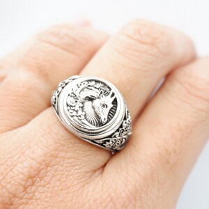 925 Sterling Silver Celtic Giraffe Ring: Norse Viking Jewelry - Etsy