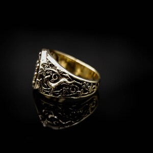 Brass Caduceus Ring, Medical Symbol Jewelry, Gift for Doctor - Etsy