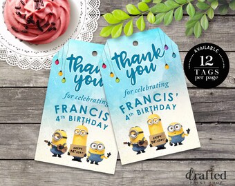 Minions Thank You | Etsy