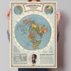 Flat Earth Map With Biblical Scripture - Etsy