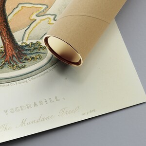 Yggdrasill the Mundane Tree Ancient Flat Earth Model in - Etsy Canada