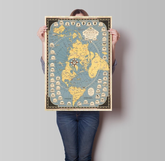 The Story Map of Flying : Being a Chronicle of Man's | Etsy