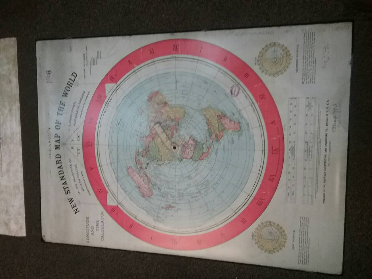 2 X A0 Gleason Maps (restored Edition and Copy of Original With Broken ...