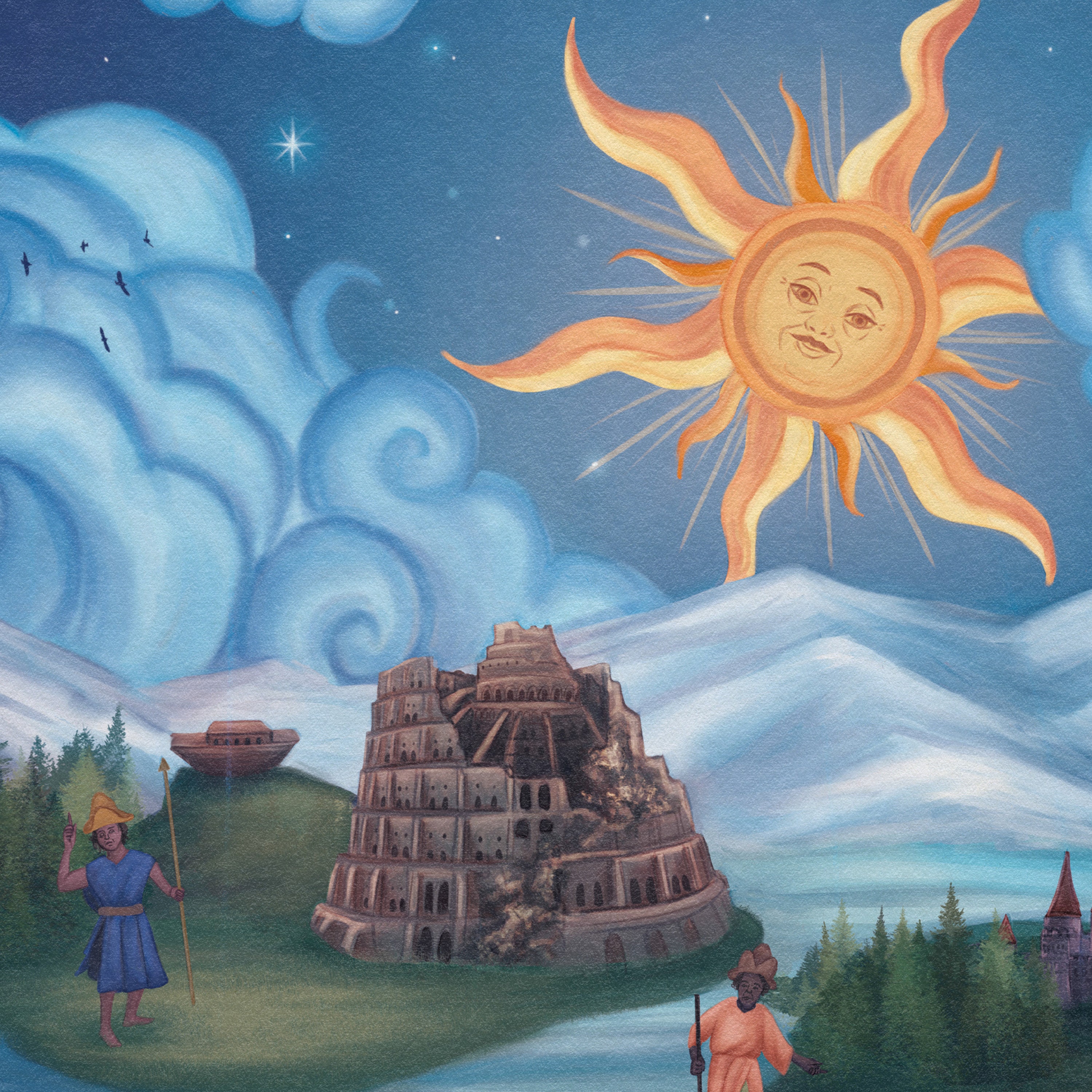 The Great Dispersion Flat Earth Art Print Under the Dome - Etsy