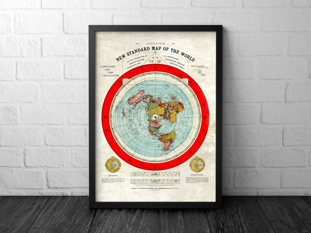 Gleason Map High Quality Giclée Print With Framed Option - Etsy UK
