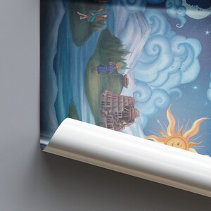 The Great Dispersion - Flat Earth Art Print - Under the Dome Series ...