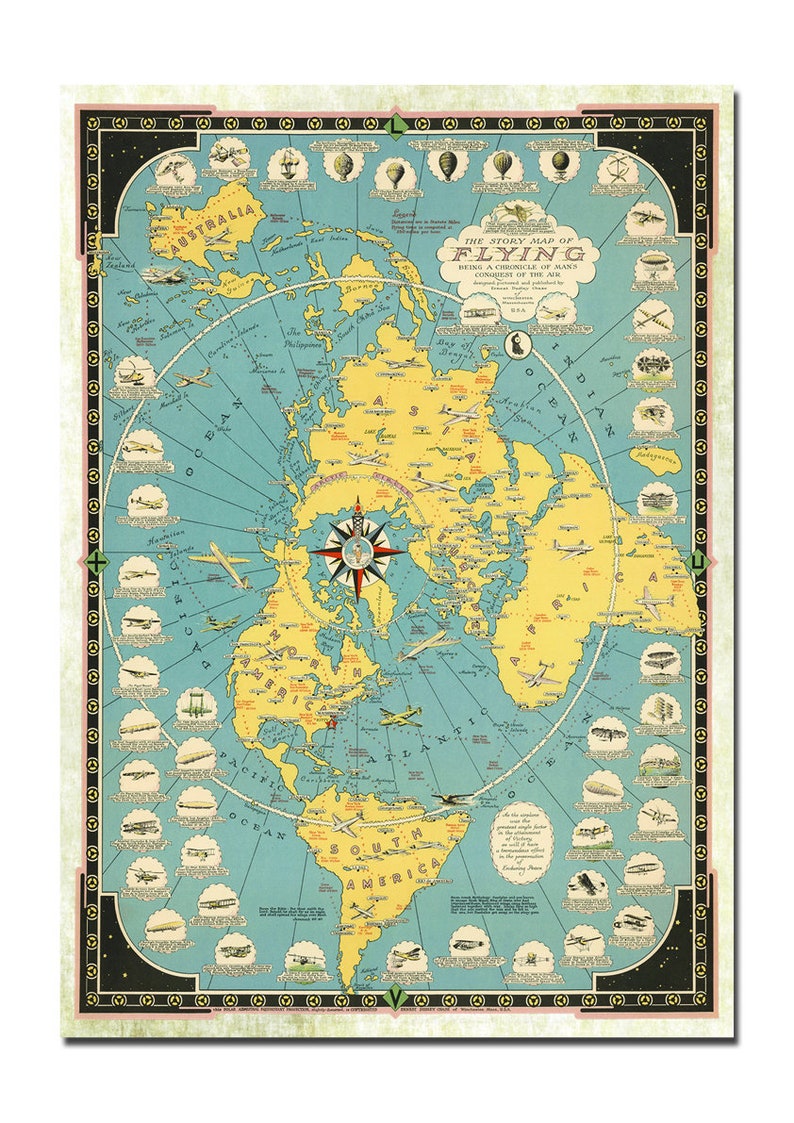 The Story Map of Flying : Being a Chronicle of Man's Conquest of the ...