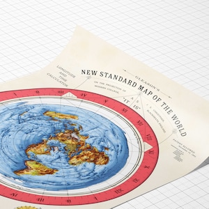 Flat Earth Map - Alexander Gleason's 'the New Standard Map of the World ...