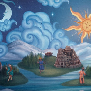 The Great Dispersion - Flat Earth Art Print - Under the Dome Series ...