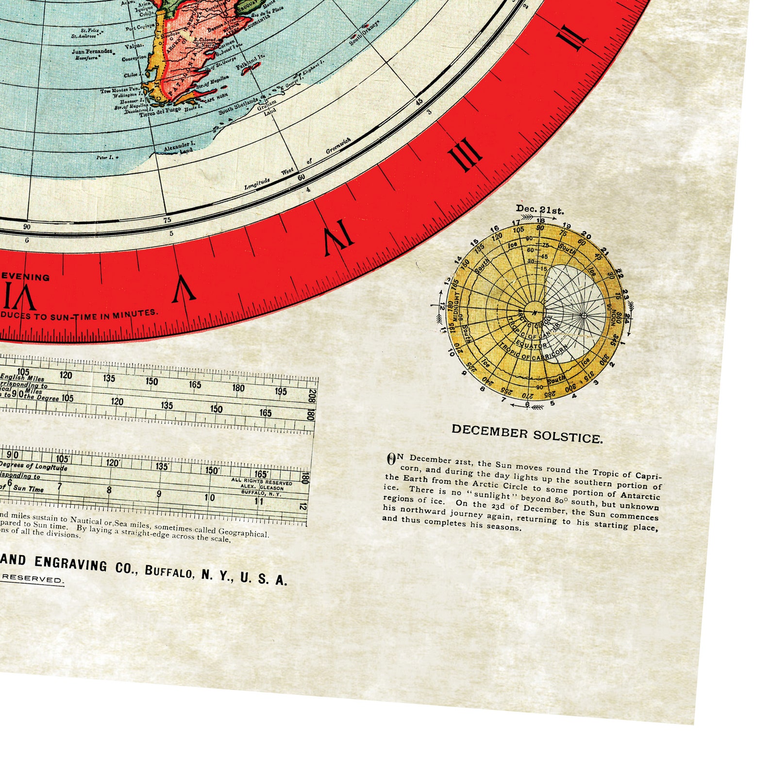 Flat Earth Map : Alex Gleason's New Standard Map of the - Etsy Denmark