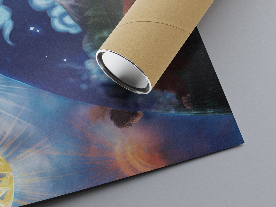 Flammarion Print Flat Earth Art Featuring Enclosed World - Etsy